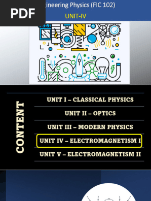 Unit Iv Electromagnetism