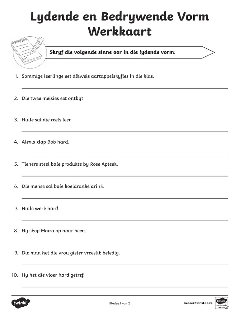 Lydende en Bedrywende Vorm | PDF