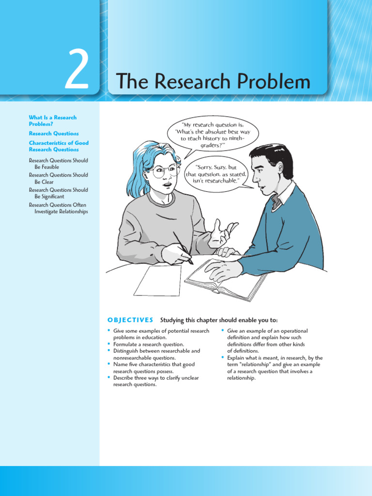 (Jack Fraenkel, Norman Wallen, Helen Hyun) Research Problems | PDF ...