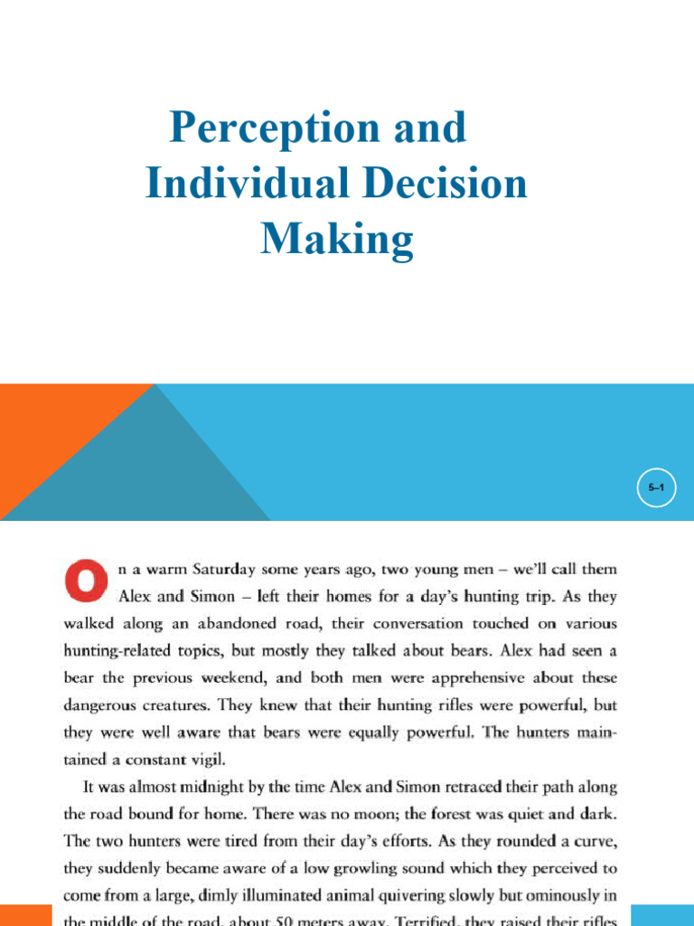 Perception | PDF | Decision Making | Bias
