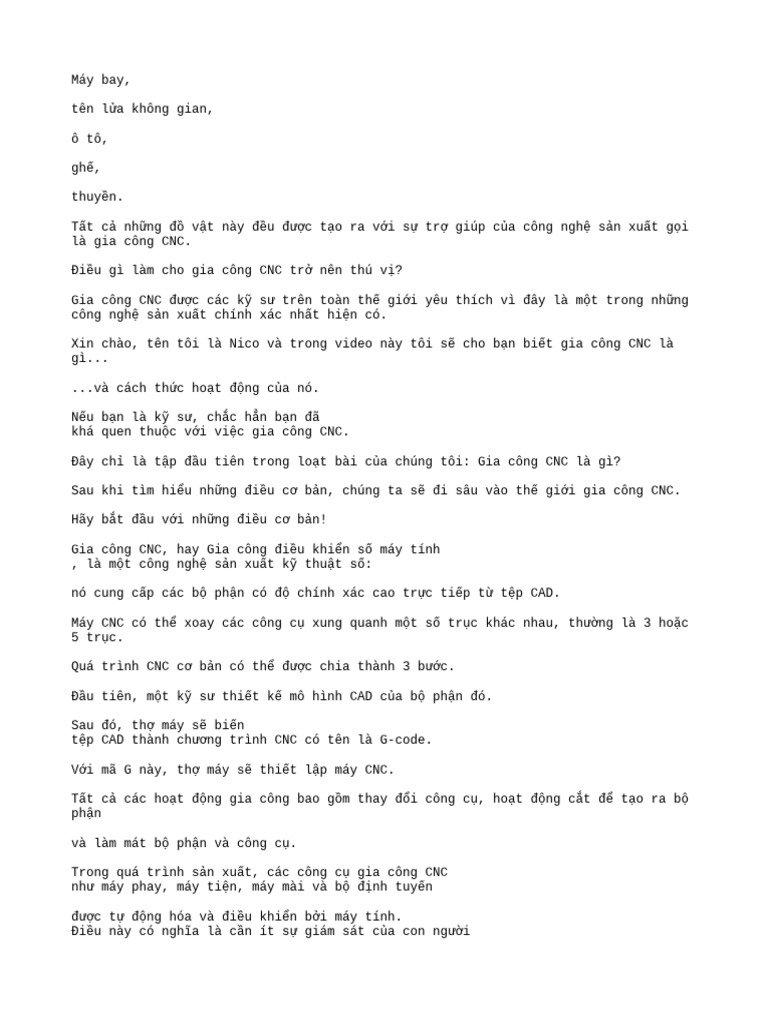 (Vietnamese) CNC Machining - What Is It and How Does It Work - (Must ...