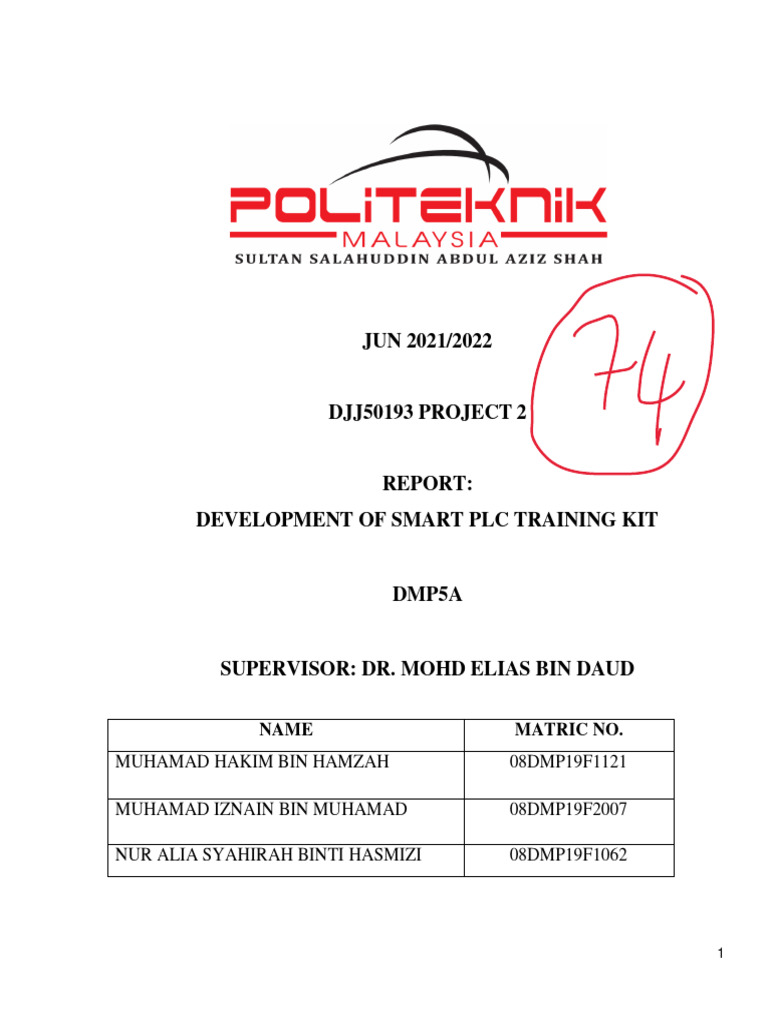 LAPORAN - Development of Smart PLC Training Kit | PDF | Programmable Logic Controller | Internet ...