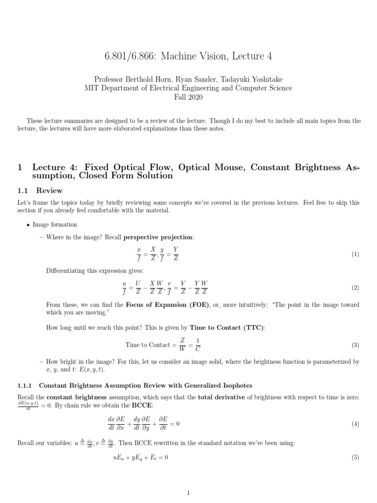 Lec 4 | PDF | Equations | Sampling (Signal Processing)