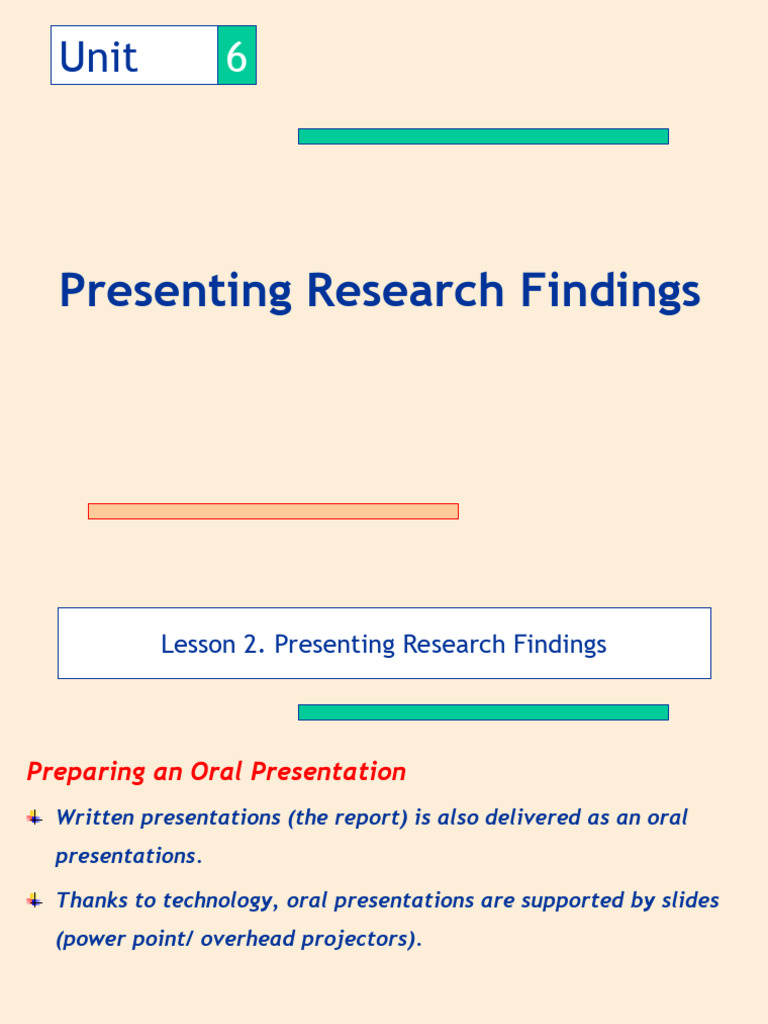 Revised - RMT - Unit 6 - 2 | PDF | Microsoft Power Point | Human Communication