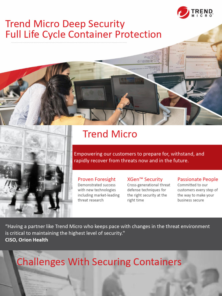 Deep Security Container Protection Customer Presentation | PDF ...
