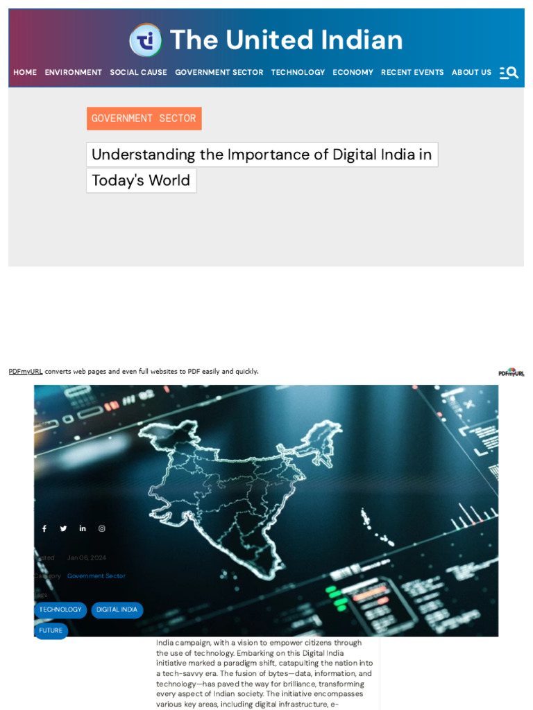Analysis of Digital India | PDF | E Commerce | Entrepreneurship