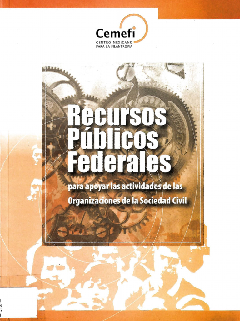 Recursos Públicos Federales para Apoyar Las Actividades de Las ...