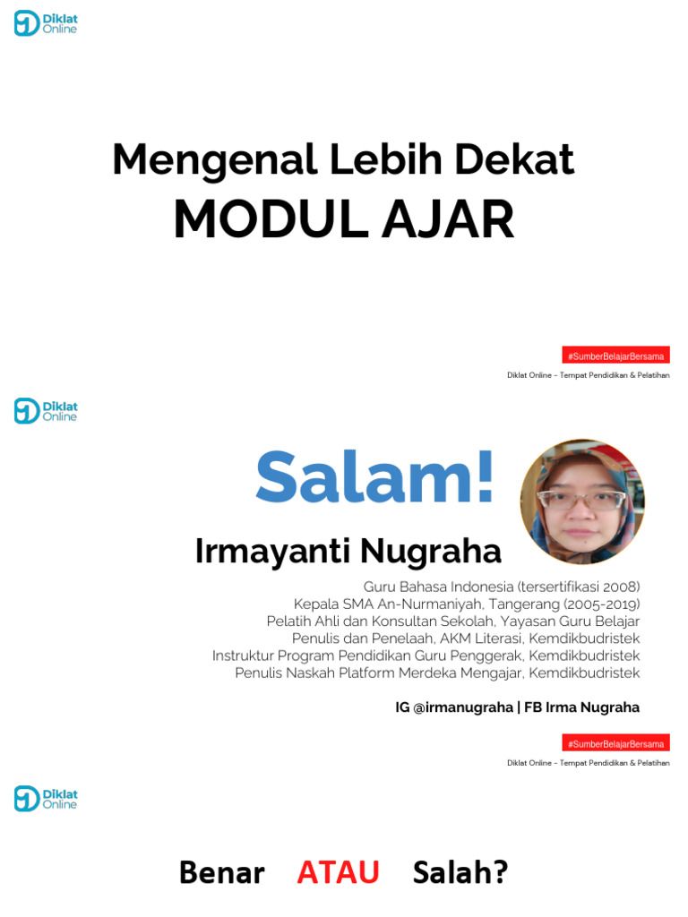 2024 - Day 2 - Mengenal Lebih Dekat Model Ajar - Irma Nugraha | PDF