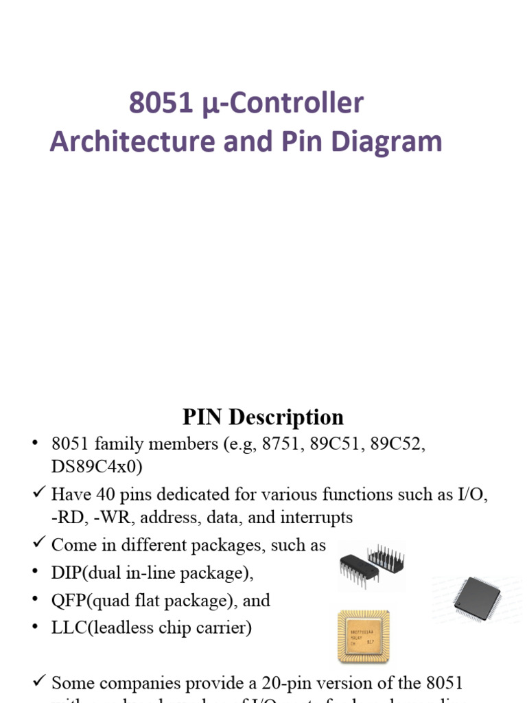 8051 Pin Dia | PDF