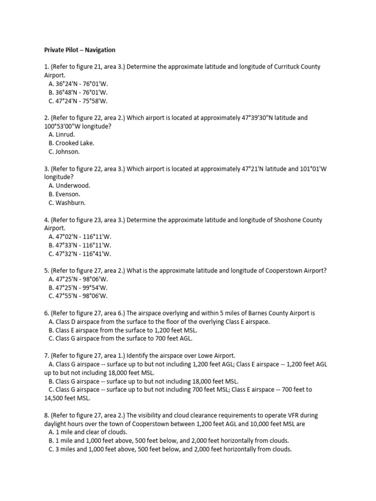 PPL Navigation | PDF | Visual Flight Rules | Aerospace Engineering