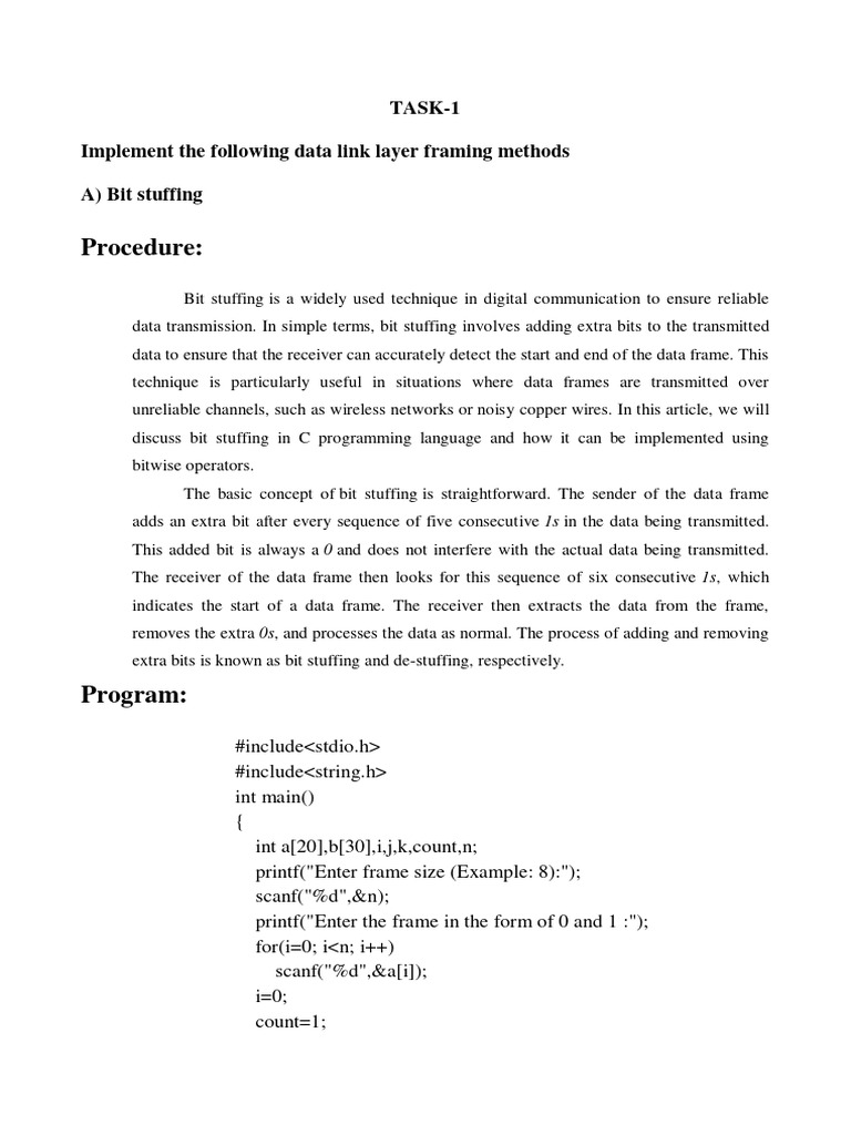 Cn-Lab - Task-1 A&b | PDF | Teaching Methods & Materials | Computers