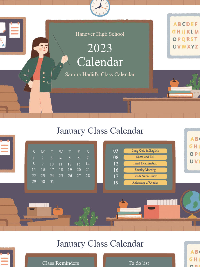 Hanover High School: 2023 Calendar | PDF