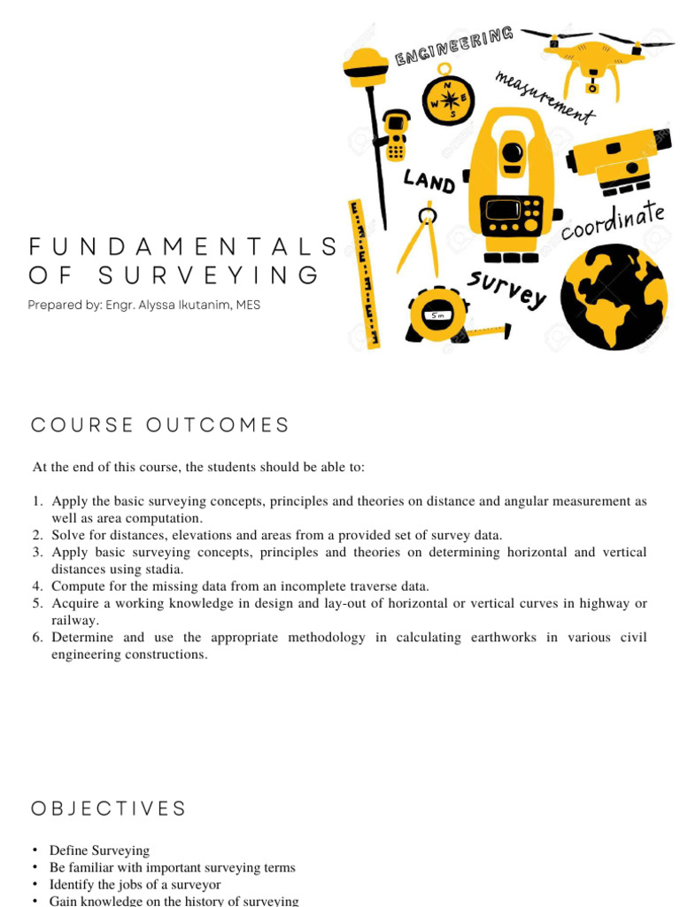 Chapter 1 Introduction To Surveying | PDF | Surveying | International System Of Units
