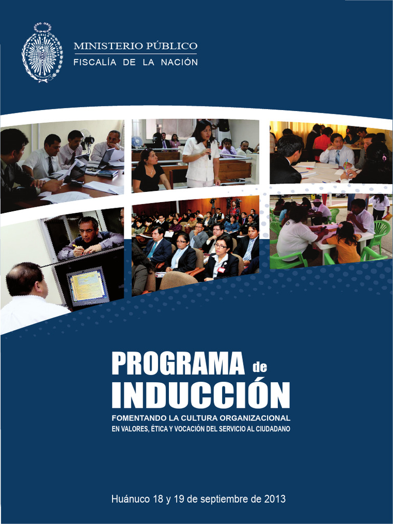 Minsisterio Público (2013) - Programa de Induccion. Huanuco | PDF