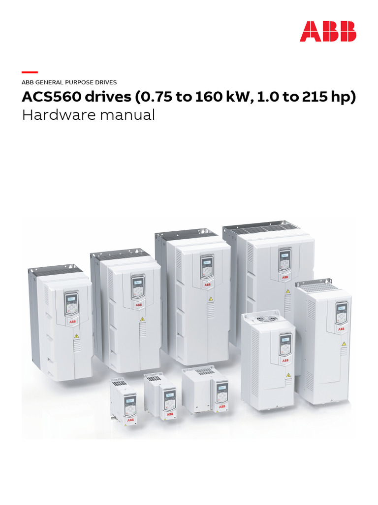 Acs 560 Hardware Manual | PDF | Electric Motor | Fuse (Electrical)