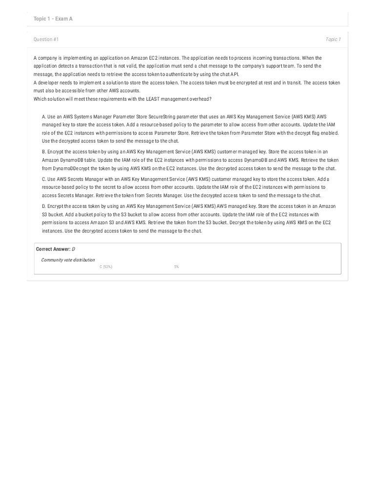 AWS EC2 App Token Storage Solutions | PDF | Amazon Web Services | Databases