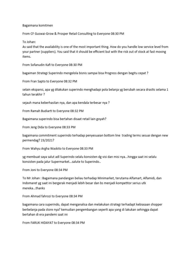 Bagaimana Komitmen KAM | PDF | Business Economics | Business