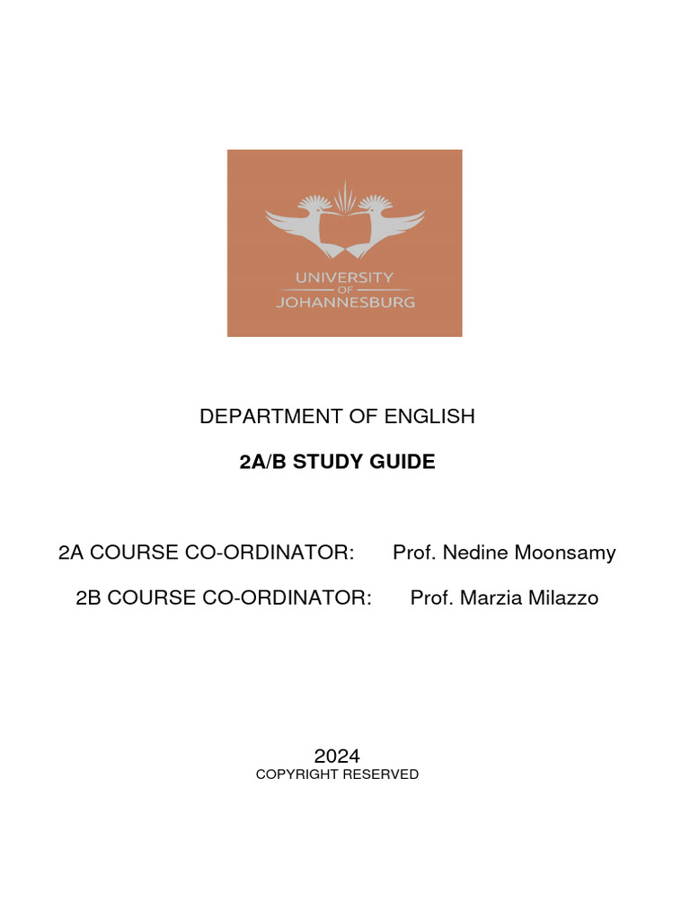 ENG 2 AB Study Guide | PDF | Plagiarism | Essays