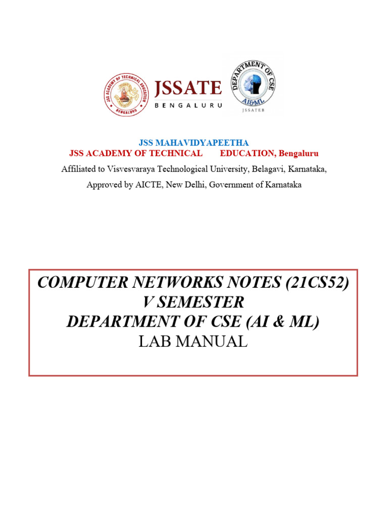 Computer Networks LAB Manual | PDF | Computer Network | Wireless Ad Hoc Network