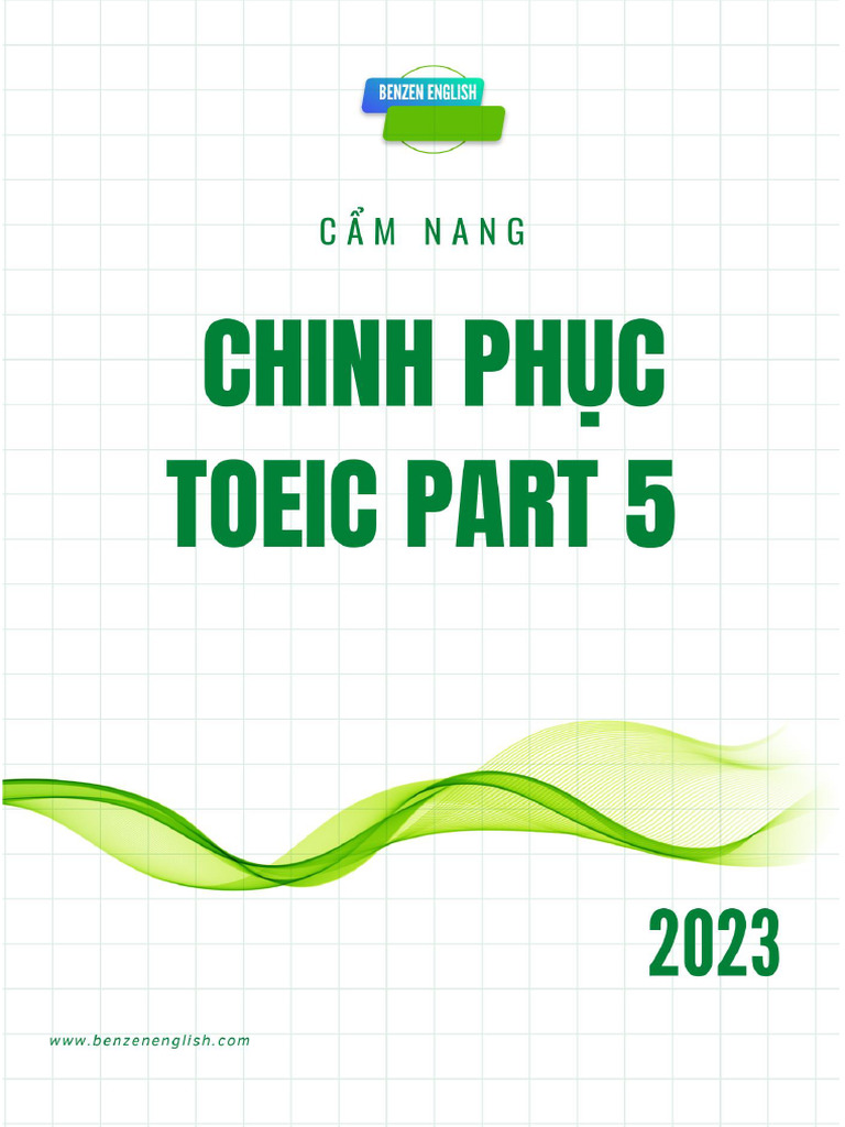 CẨM NANG CHINH PHỤC TOEIC PART 5 | PDF