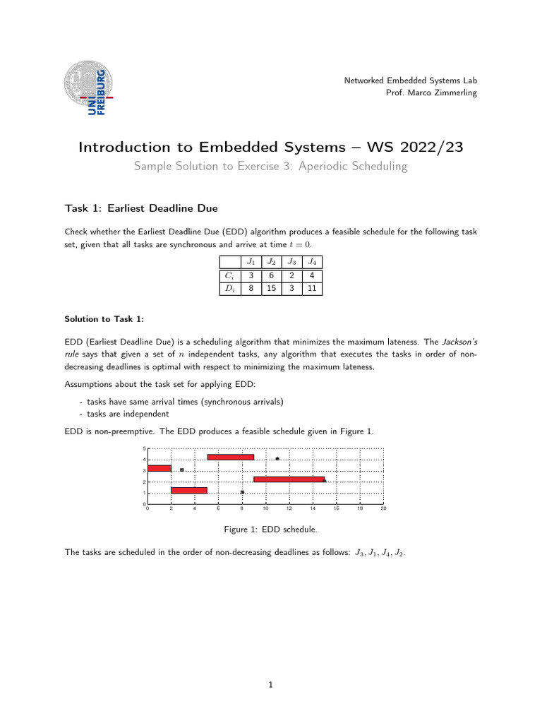Exercise3 - Solution Introduction For Embedded Systems | PDF | Computing | Computer Science