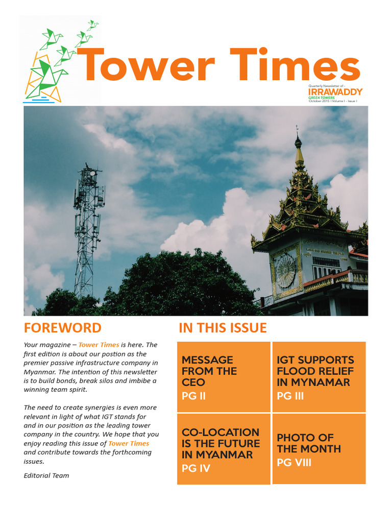 Tower Times IGT Quaterly Newsletter | PDF | License | Telecommunications