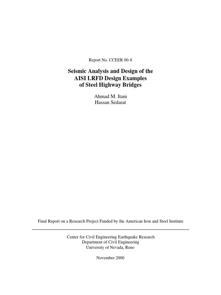 Sedarat AISI-AASHTO | PDF | Applied And Interdisciplinary Physics | Mechanical Engineering