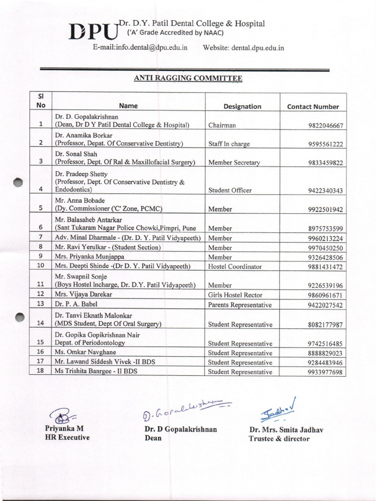 Committee List 2020 2021 14 | PDF