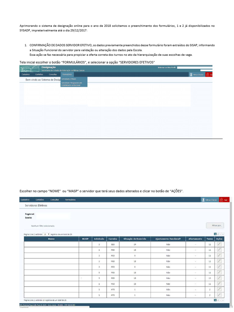Tutorial Preenchimento Formularios Online 2018 | PDF | Informática