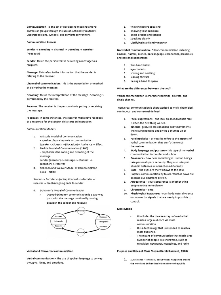 Purposive Communications | PDF | Communication | Nonverbal Communication