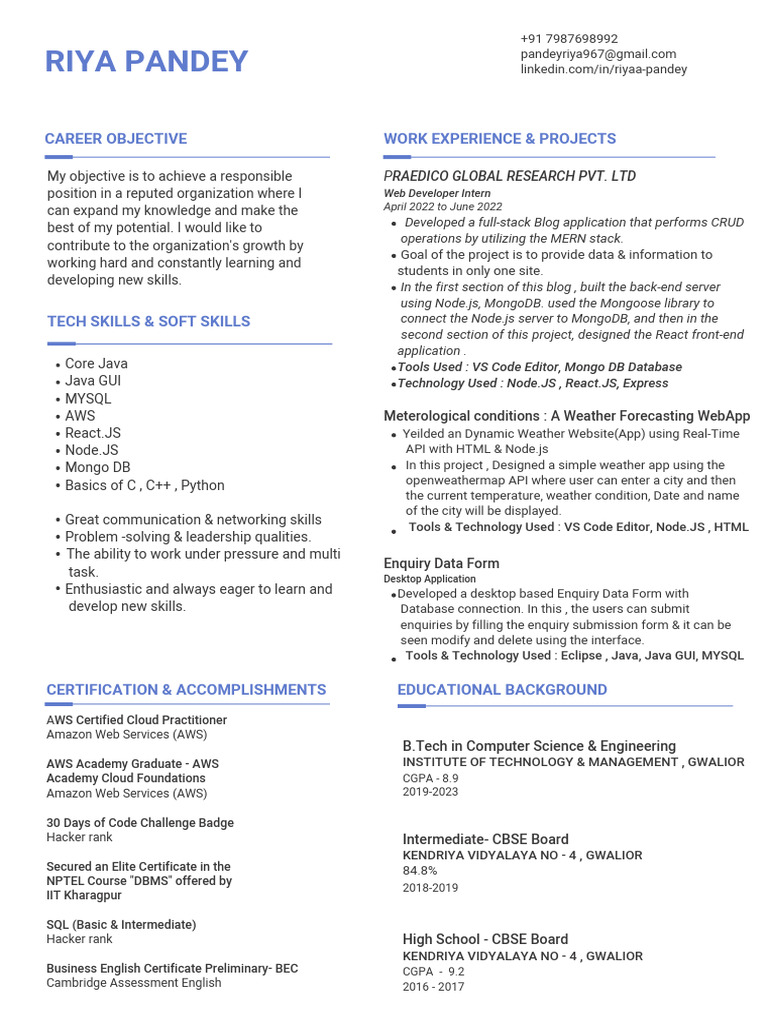 Riya Pdf Pdf Web Application Databases