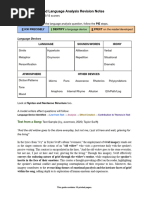 Understanding Writer's Effect in IGCSE | PDF | Metaphor | Rhetoric