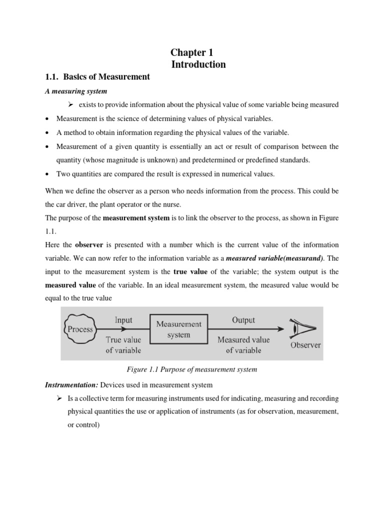 Chapter 1introduction | PDF | Accuracy And Precision | Sensor Chapter 1introduction | PDF | Accuracy And Precision | Sensor
