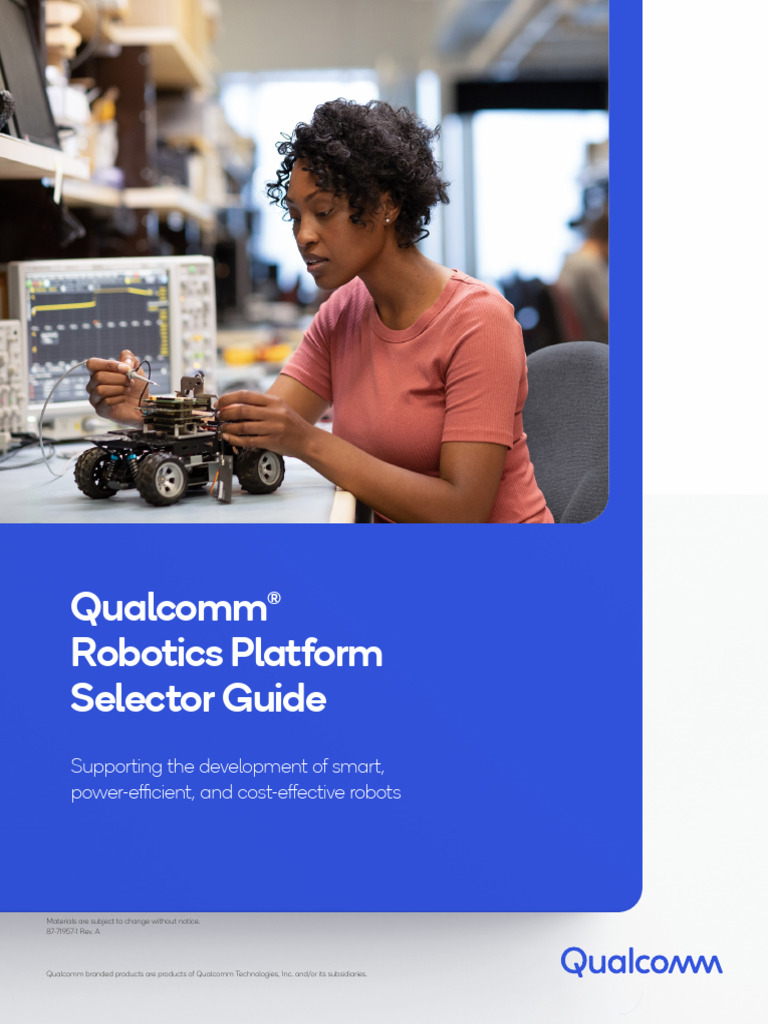 Qualcomm Robotics Platform Selector Guide Online 87 71957 1 A | PDF ...