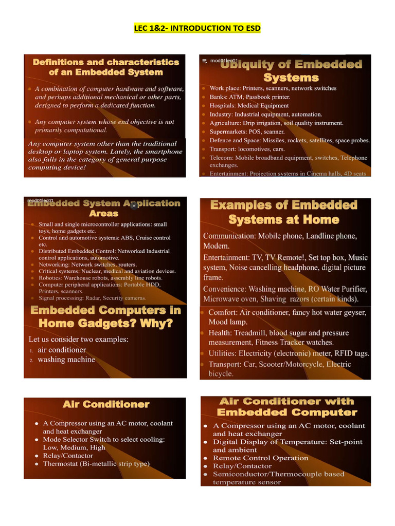 ESD NPTEL Summary | PDF | Electrical Engineering | Computer Architecture