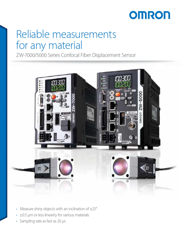 Omron ZW7000-5000Series Brochure Sm-1 | Download Free PDF | Optical ...