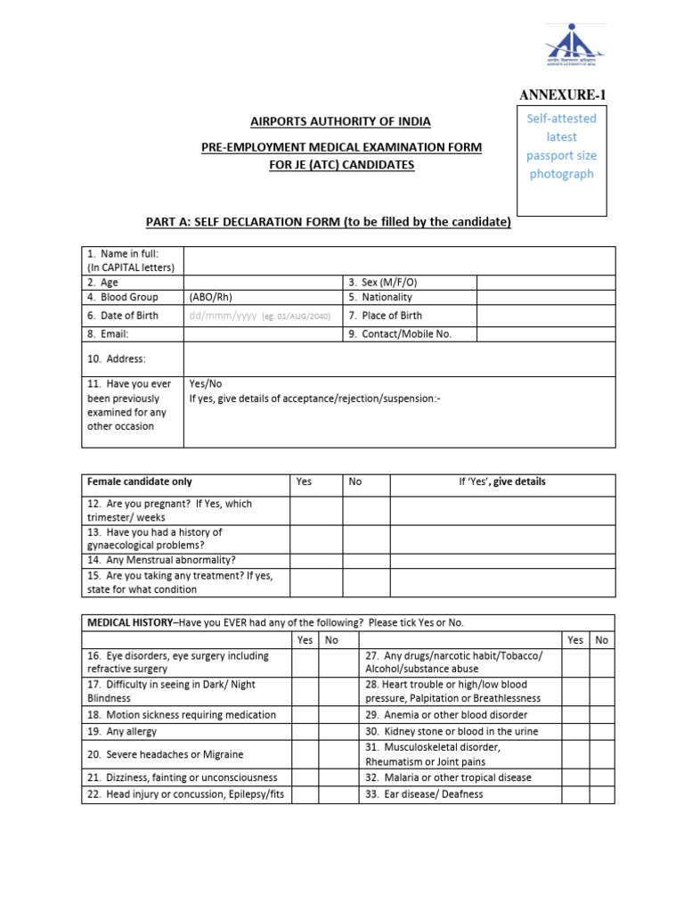 Annexure 1 | PDF | Visual Acuity | Eye