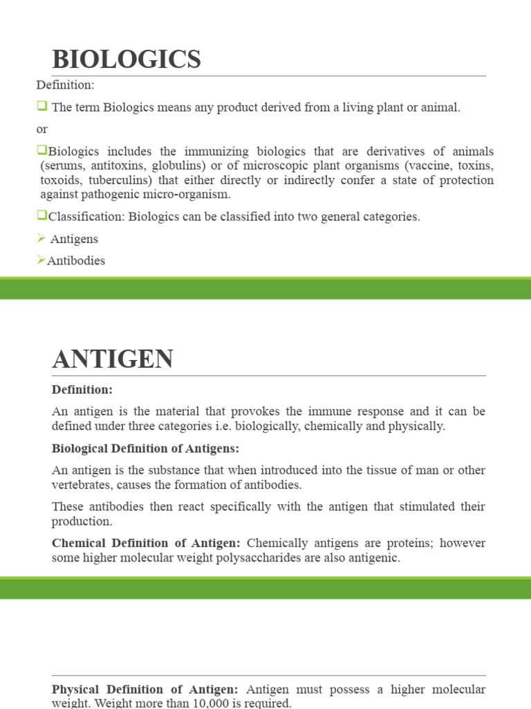 BIOLOGICS Lecture | Download Free PDF | Antibody | Vaccines