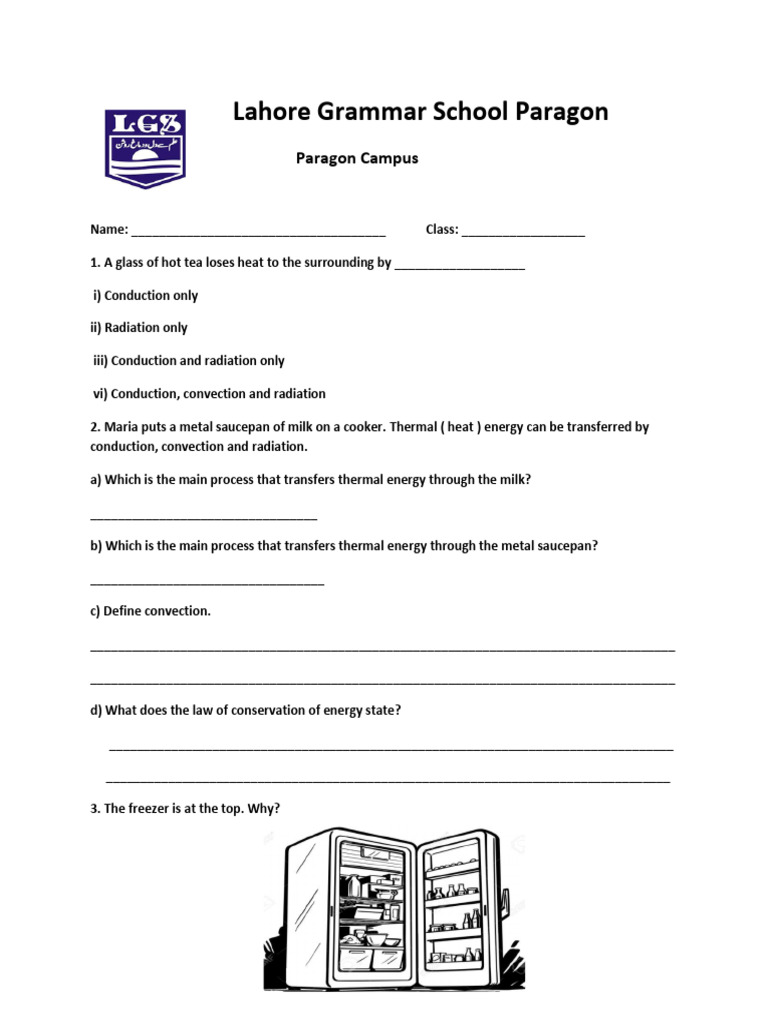 Science Assignment For Grade 7 | PDF | Breathing | Thermal Conduction