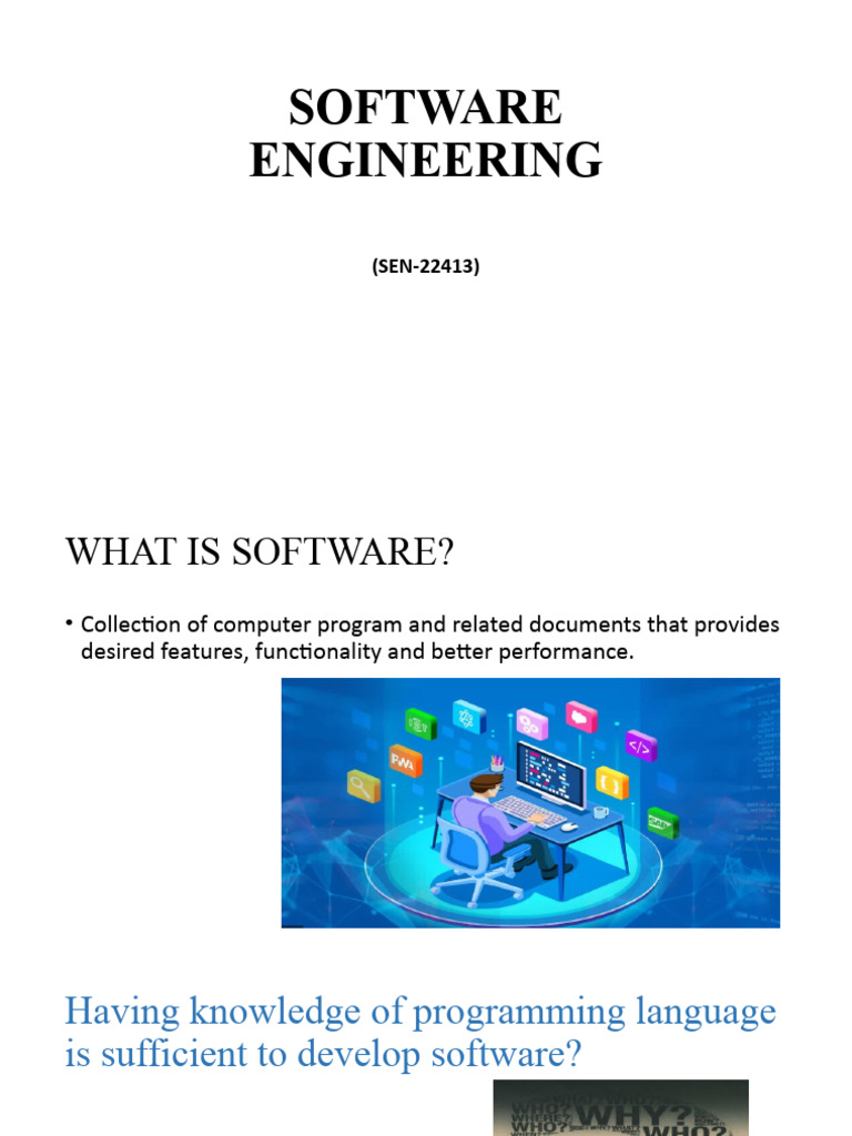 Software Engineering U1-1 | PDF | Software | Systems Theory
