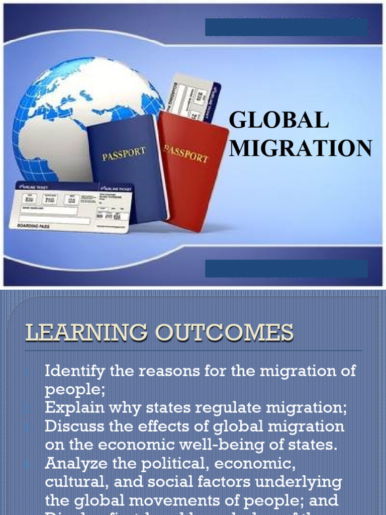 11 GeD 104 - GLOBAL MIGRATION | PDF | Human Migration | Immigration