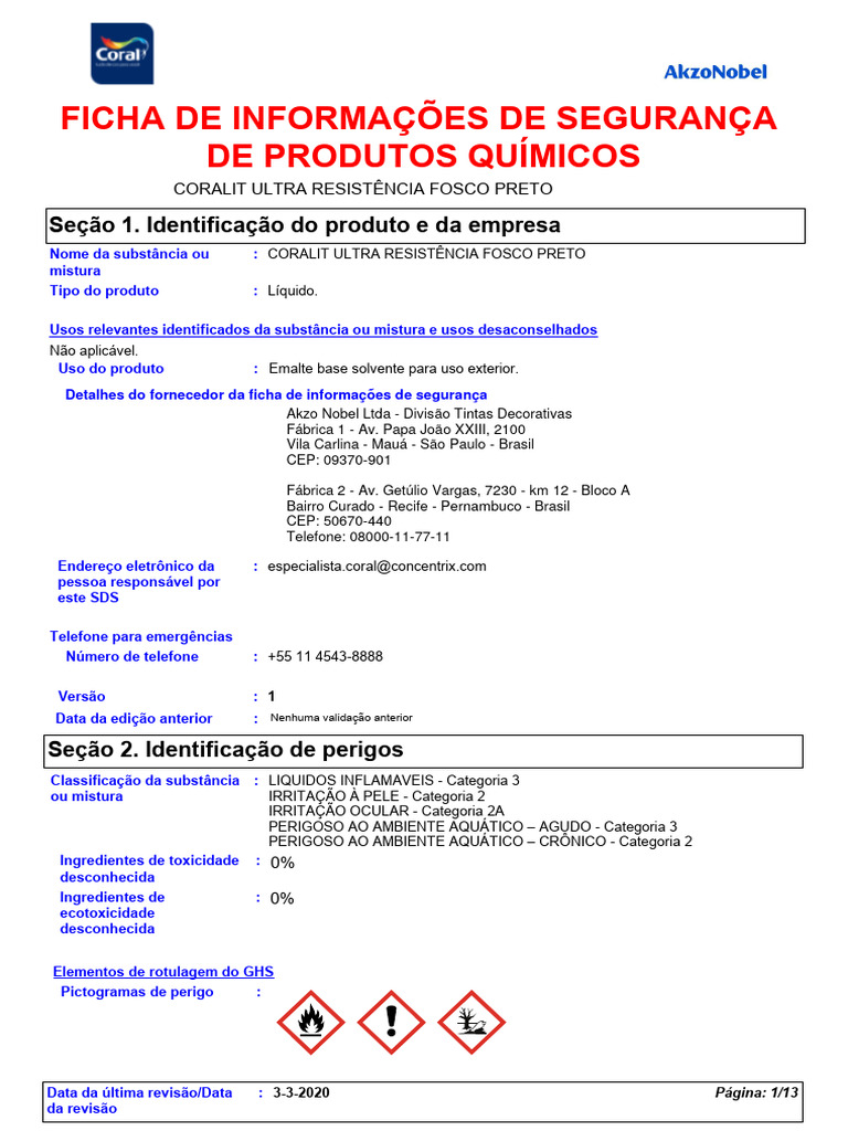 03 - Fispq Coralit Ultra Resistência | PDF