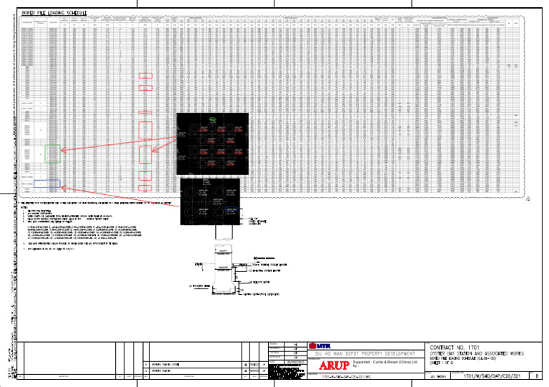 1701-Discrepancy Bored Pile Example From STR-003 | PDF | Deep Foundation | Civil Engineering