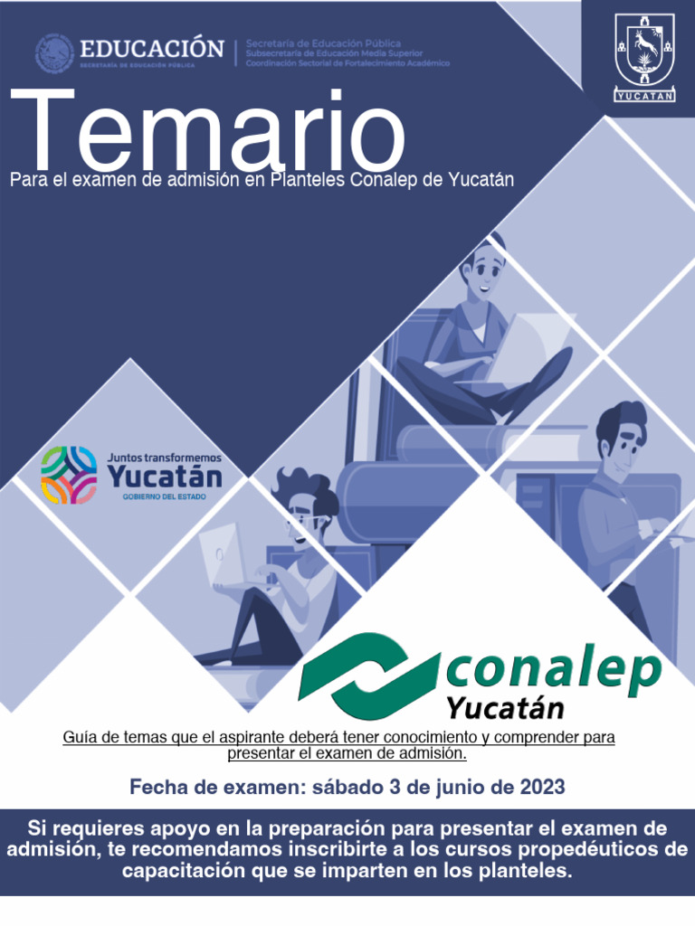 Guia Admisión Conalep 2022 | PDF | Multiplicación | Números