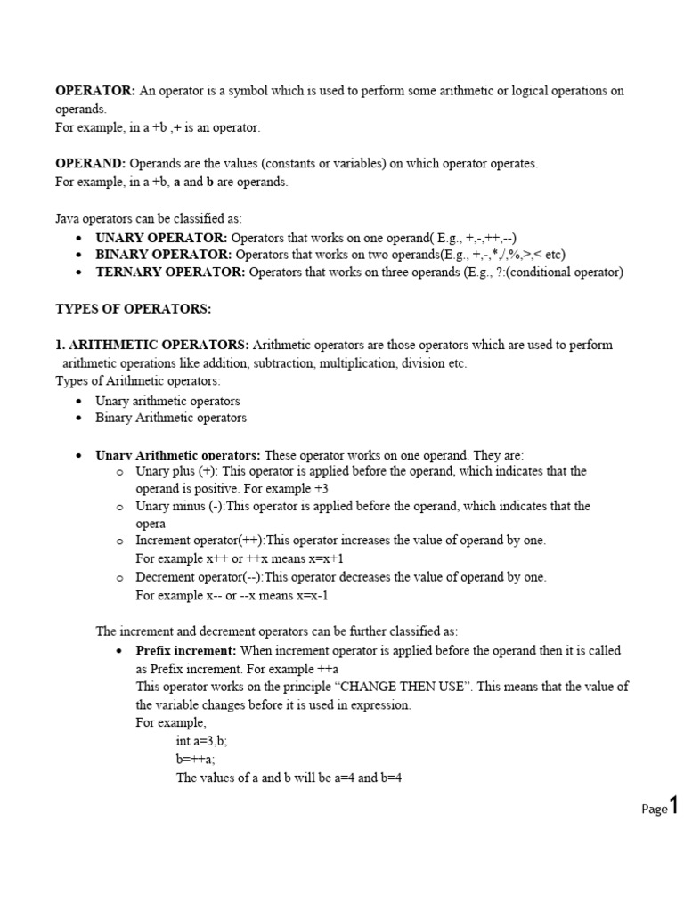 Operators and Expressions | PDF | Computer Programming | Software Engineering
