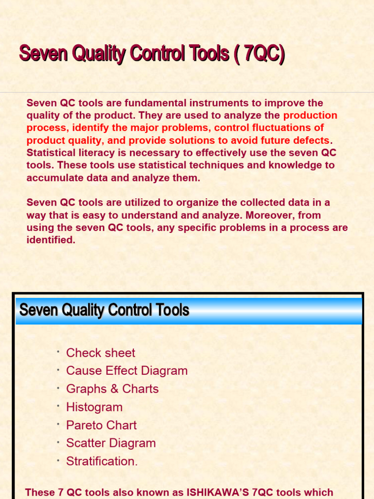 7 QC Tools | PDF | Histogram | Chart