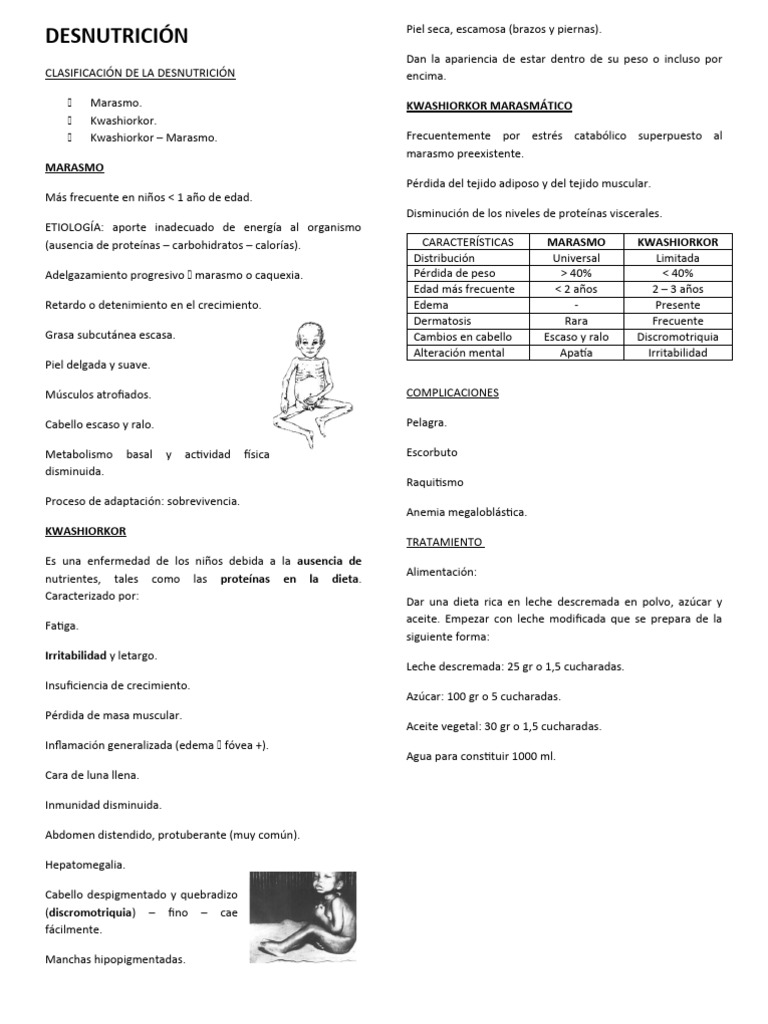 Desnutrición Pediatrica Pdf Determinantes De La Salud Nutrición