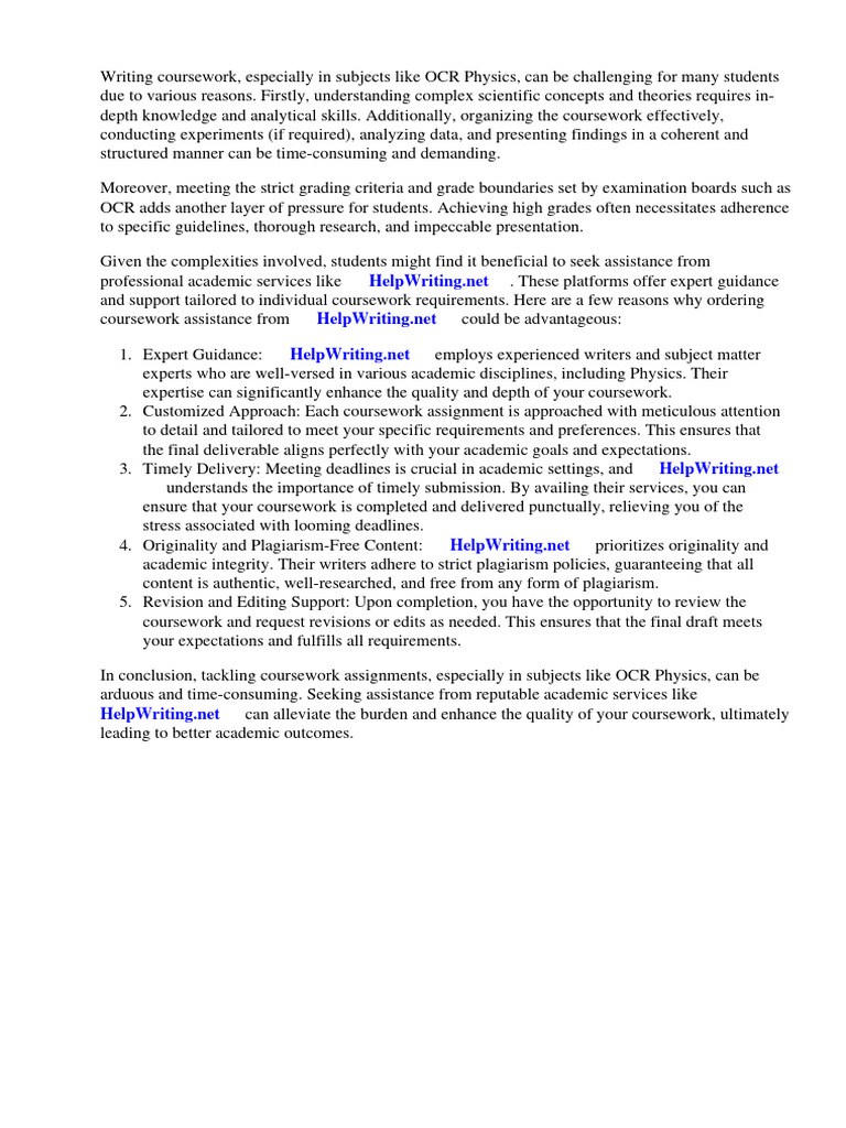 Ocr Physics Coursework Grade Boundaries | PDF | Qualifications Ocr Physics Coursework Grade Boundaries | PDF | Qualifications