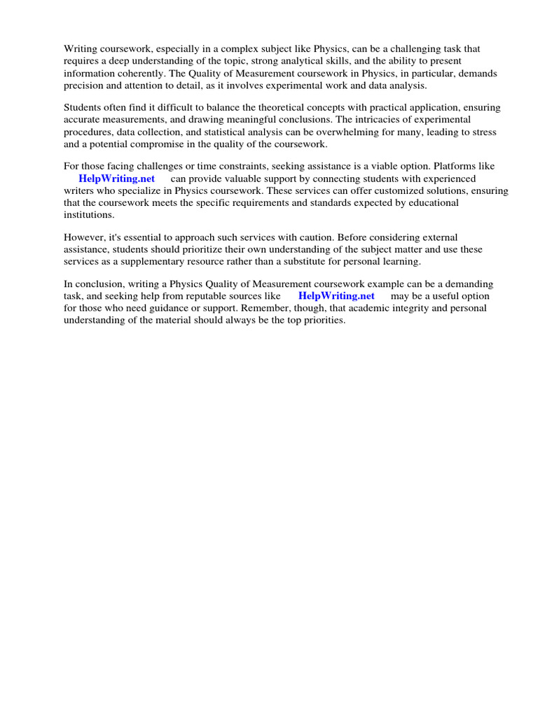 As Physics Quality of Measurement Coursework Example | PDF | Microsoft Power Point | Measurement