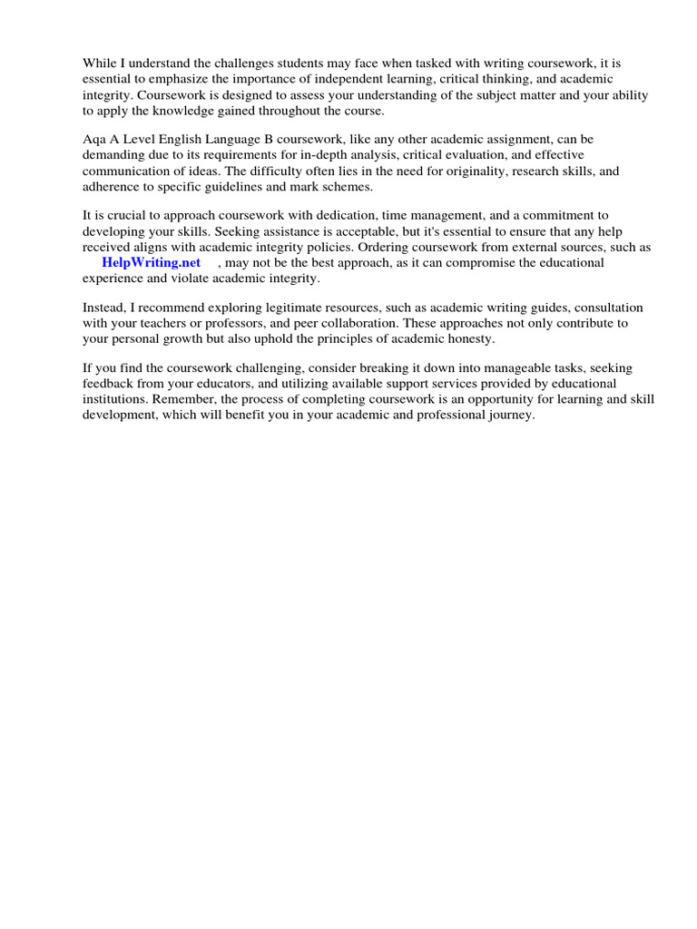Aqa A Level English Language B Coursework Mark Scheme | PDF | Critical ... Aqa A Level English Language B Coursework Mark Scheme | PDF | Critical ...